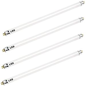 Bluex Bulbs 4 Pack T5 21 Inch LED F13T5CW LED Replacement Bulb F13T5 LED 9 Watts 920 Lumens Cool White 4100k F13 T5 13 Watt Bulb