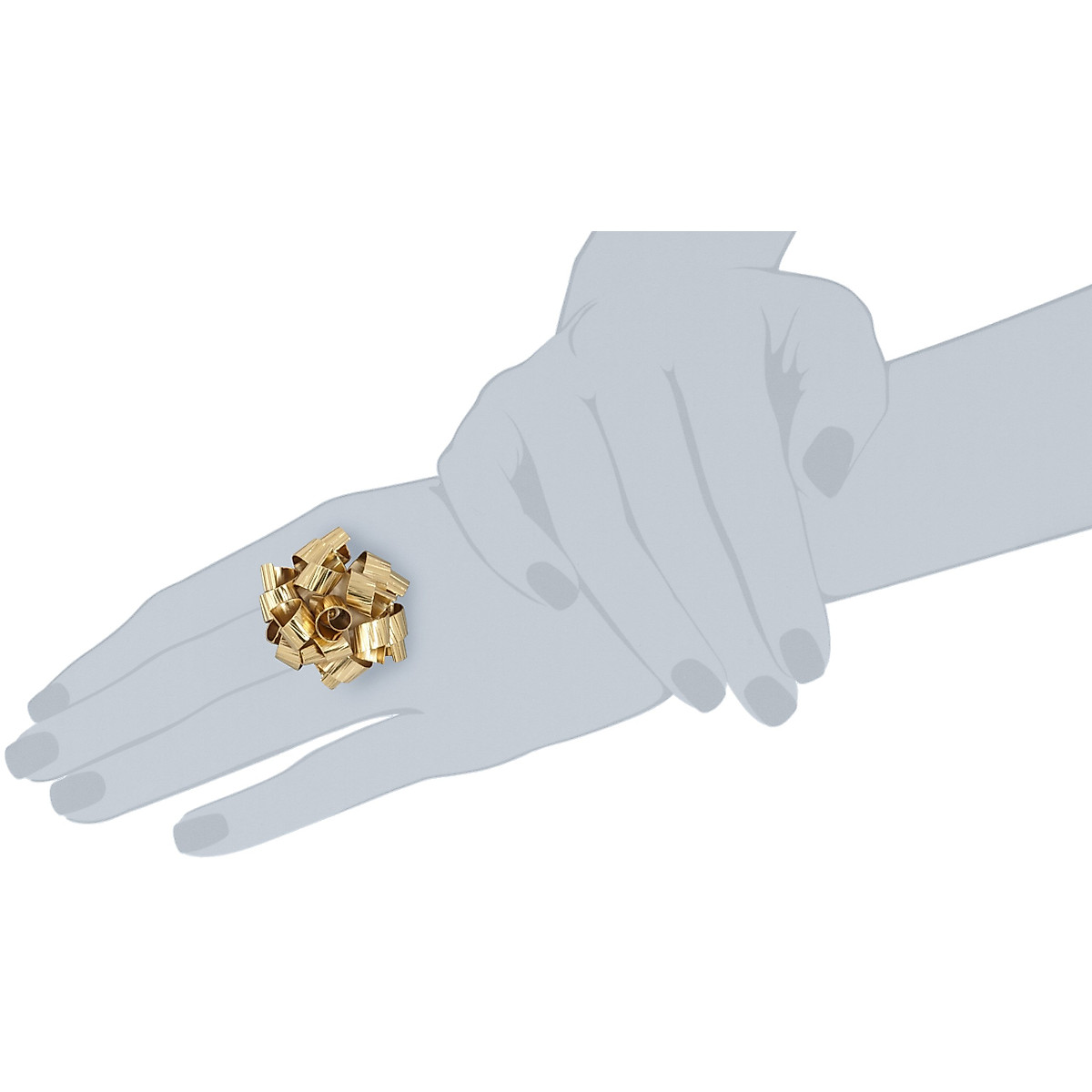 Kate Spade New York "Curling Ribbon Adjustable Ring