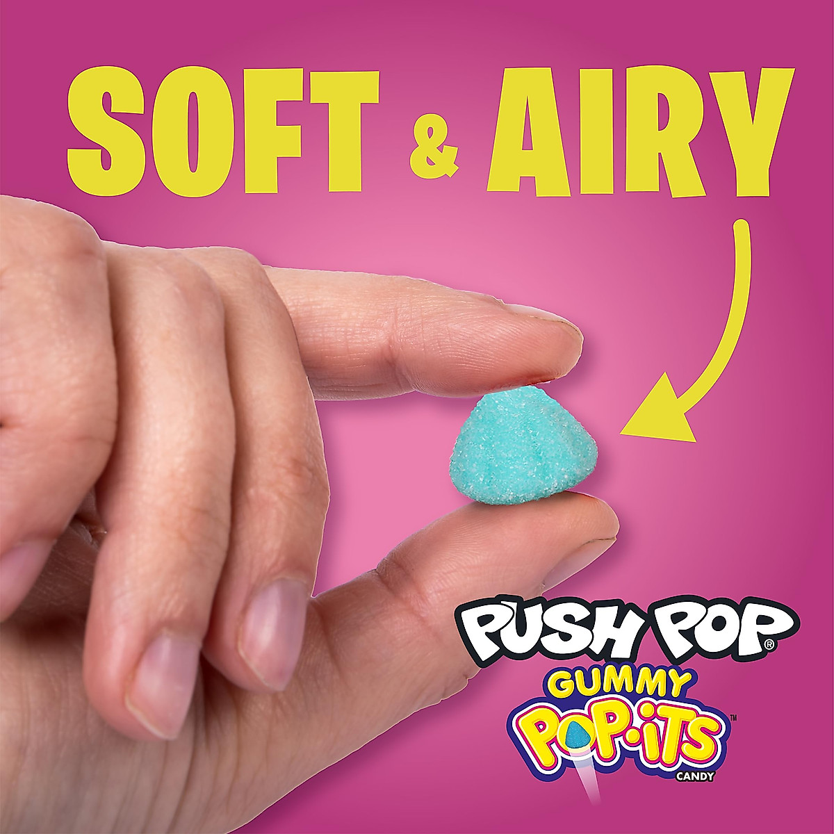Push Pop Pop-Its Gummy Candy - 8 Count Gummy Candy With Fun, Portable Containers - Fruity Delicious Flavors - Party Favors & Party Candy for Kids - Bulk Assortment of Sweet Gummy Candy