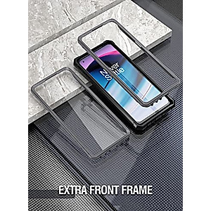 Poetic Guardian Series Case Designed for OnePlus Nord N20 5G, [6FT Mil-Grade Drop Tested], Full-Body Hybrid Shockproof Bumper Cover with Built-in Screen Protector, Black