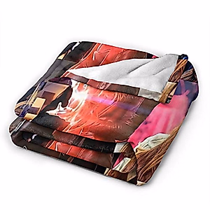 Elizabeth Olsen Wanda Maximoff Soft and Comfortable Wool Fleece Throw Blankets Yoga Blanket Beach Blanket Suitable for Home and Tourist Camping