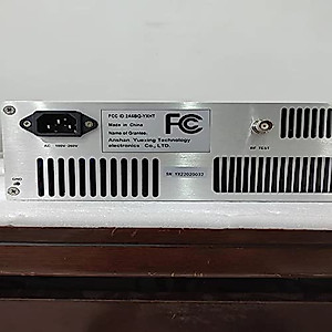 FCC Certified FM Transmitter for Church 50W Broadcast Transmitter with Cable and Antenna FCC ID is 2A6BQ-YXHT