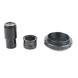 Microscope Accessories Kit for Adult Digital SLR Camera Adapter Interface 2X Eyepiece Microscope Accessory