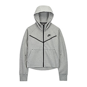 Nike Men's Tech Fleece Hoodie (Dark Grey Heather/Black, 4X-Large)