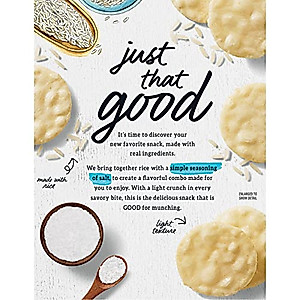 Good Thins Simply Salt Rice Snacks Gluten Free Crackers, 3.5 oz