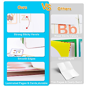 Busy Book for Toddlers Montessori Toys for 1 2 3 4 Year Old, Preschool Learning Activities Binder Montessori Toys for Toddlers, Quiet Books for Toddlers Travel, Birthday Gifts for 1 2 3 4 Boys& Girls