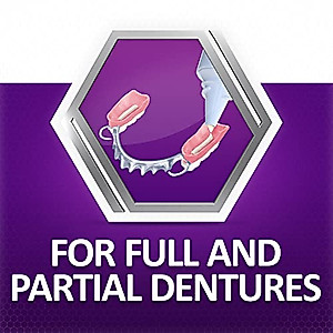 Poligrip Cushion & Comfort, Denture and Partials Adhesive Cream for Extra Comfort and Hold of Dentures, 2.2 Ounces (Pack of 4)