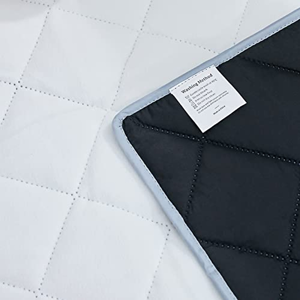 SECLATO Washable Baby Play Mat Portable Playmat for Babies, Foldable Toddler Playpen Mat Baby Tummy Time Mat, Soft Floor Play Mats for Infants Extra Large Crawling Mat 59x71-Green