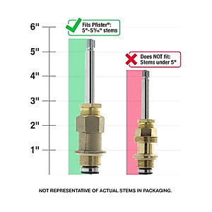 DANCO Trim Kit for Price Pfister Triple-Handle Tub and Shower Faucets, 3-Handle, Porcelain, 1-Pack Kit (39695), Chrome