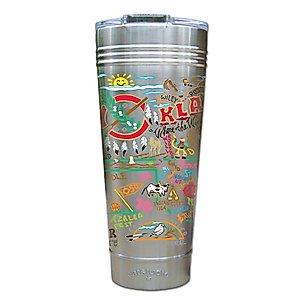 Catstudio Oklahoma Thermal Tumbler | Triple Wall Insulation With Non Slip Bottom | Great Travel Cup for Water, Coffee, Tea, or Smoothies