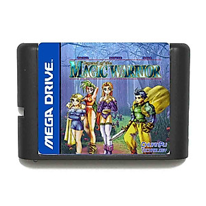 Brave Battle Saga Legend of the Magic Warrior 16 bit MD Game Card For Sega Mega Drive For Genesis-PAL-J