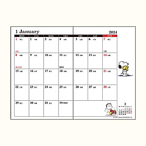 Sanrio Snoopy Pocket Date Book 2024 702803