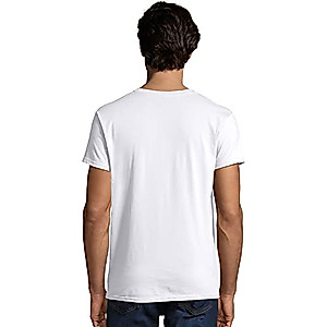 Hanes Men's Nano Premium Cotton T-Shirt (Pack of 2), White, XX-Large