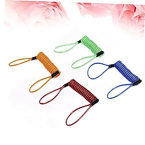 INOOMP Spring Tool Wire Rope Lock Padlock 1.2m Bike Lock Tool Anti- Rope Lock Lengthen