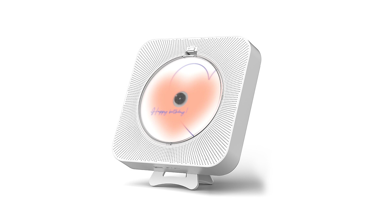 Yintiny Cute Bluetooth CD Player - Portability & Style