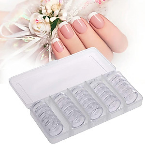 25pcs/lot Transparent Nail Art Decorations Storage Box Nail Art Glitters Sequins Decal Accessories Organizer Plastic Storage Containers Clear Plastic Bead Storage Containers Set for DIY Diamond