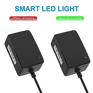 Charger for Razor Electric Scooter MX350, Dirt Bike, E100, Crazy Cart, Pocket Mod, E300, Quad, Moped, E200, PR200, Sports Mod, Replacement 24V Scooters and Some 4 Wheel Rides Battery Power Cord