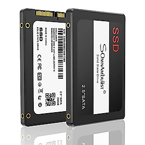 Somnambulist SSD Internal Solid State Drive Disk SATA III 2.5 inch SSD 960GB 2TB Laptop Notebook (Black-960GB)
