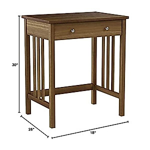 Convenience Concepts Designs2Go Mission Desk with Keyboard Drawer, Driftwood