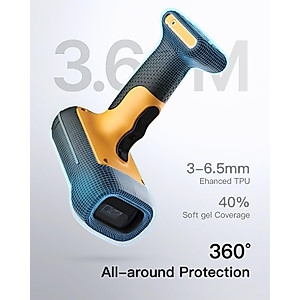 Inateck Industrial Barcode Scanner Bluetooth, 1D 2D QR Code Scanner Wireless with IP67 Waterproof and Dustproof, Handscanner with App & SDK, BCST-75