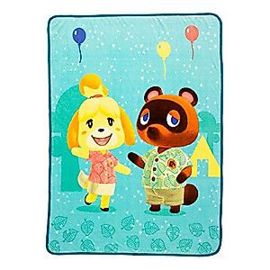 Animal Crossing Microfiber Throw Blanket