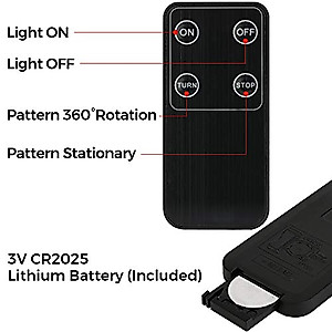 HILITING LED Logo GOBO 40W Rotating Projector with GOBO Lens GOBO Glass-Go Straight Sign