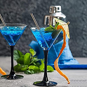 Teivio 12 Pack + Cleaning Brush, 5-inch Extra Short Reusable Stainless Steel Drink Straws for Cocktails, Small Glasses or Cups (Silver)