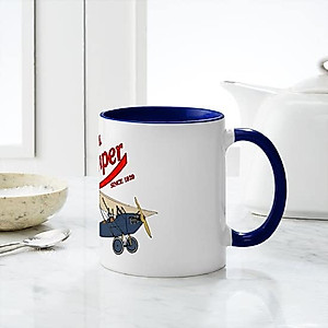 CafePress Phone Logo Aircamper Color Rsu Blue And Mug Ceramic Coffee Mug, Tea Cup 11 oz