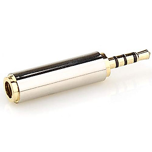 LEOU New 2.5mm Male to 3.5mm Female Audio Headphone Adapter 2 PCS (2.5M-3.5F-2PCS)