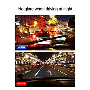 EMSUM Auto Glass Oil Film Remover, Glass Cleaner, Strong Decomposition of Glass Oil Film, Remove Dirt, Water Stains. Suitable for (windshields, Mirrors, car Windows and Household Glass Products)