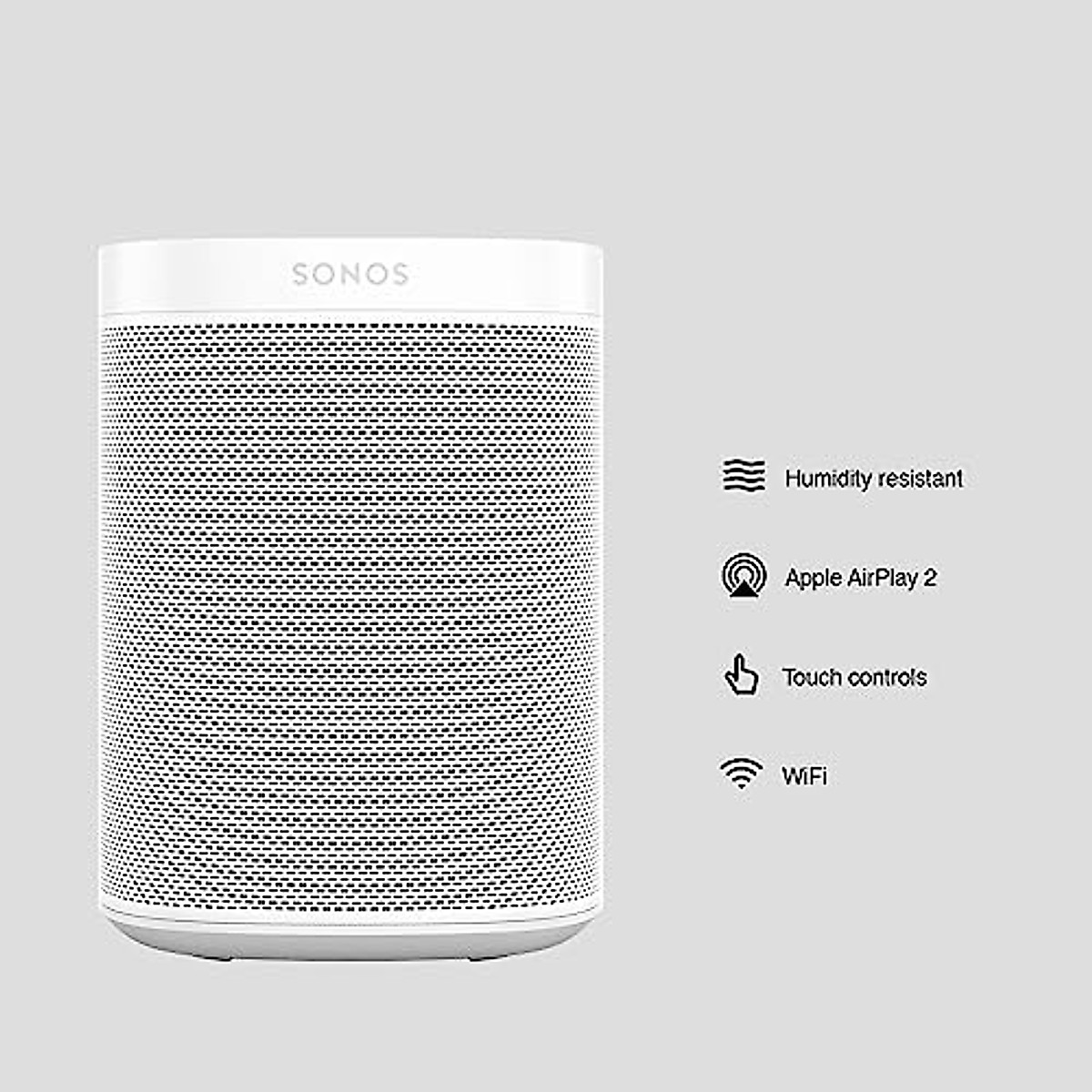 Sonos One SL. The Powerful Microphone-Free Speaker for Music and More (White)