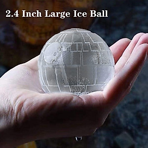 IXI Silicone Ice Cube Molds Whiskey Ice Ball Maker Chocolate Molds, Blue (Pack of 2)