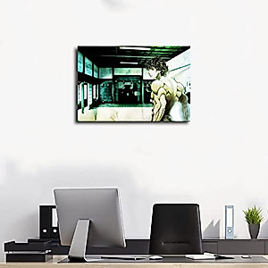 Baki The Grappler Hanma Anime Poster (19) Canvas Poster Bedroom Decor Sports Landscape Office Room Decor Gift Frame-style Frame-style12x18inch(30x45cm)