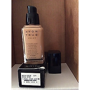 Avon TRUE Color Ideal Flawless Liquid Foundation broad spectrum SPF 15 sunscreen MEDIUM BEIGE