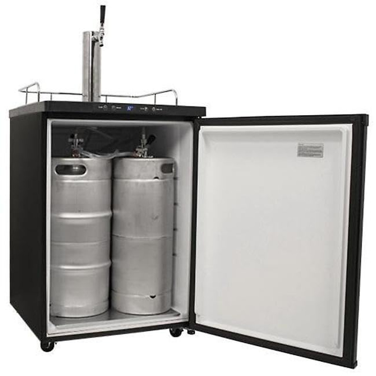 EdgeStar KC3000 Full Size Kegerator with Digital Display - Black