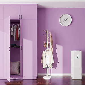 VIOPVERY Contact Paper 15.7"x393" Solid Light Purple Wallpaper Peel and Stick Wall Paper Waterproof Easily Removable Self-Adhesive Film Wall Covering for Kitchen Countertop and Cabinet Shelf