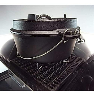 Campingmoon Cast Iron Grate, Charcoal Grate, Grill Tool, Application Barbecue Cooking Stove/Garden/Camping, T-175