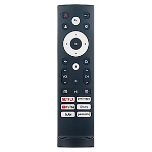 ERF3M90H Replacement Voice Remote Control Compatible with Hisense LED 4K Smart TV 43A6H 43A65H 43A68H 50A6H 50A65H 50A68H 55A6H 55A65H 55A68H 65A6H 65A65H 65A68H 75A6H 75A65H 75A68H 50U6H 55U6H 65U6H