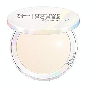 It Cosmetics Bye Bye Pores Illumination Poreless Finish Airbrush Pressed Powder in Radiant Transulcent 0.31 oz
