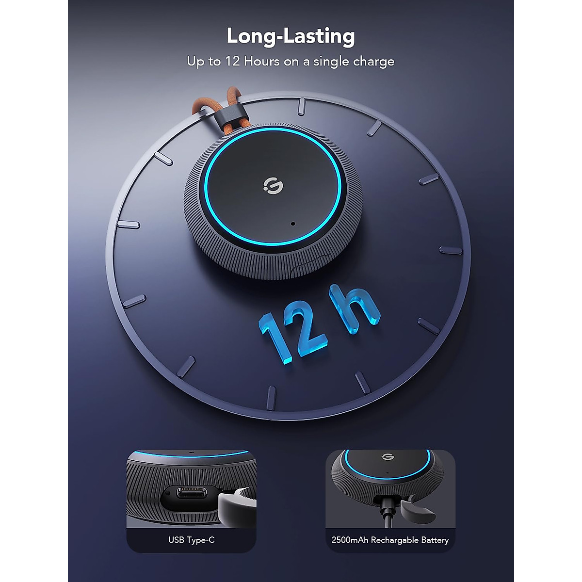 Govee 150ft Permanent Outdoor Lights Bundle Outdoor Light Show Box, Bluetooth Smart Group Control 10 Devices, IP65 Waterproof, Battery Powered, USB Charged, Support Outdoor and Indoor Light