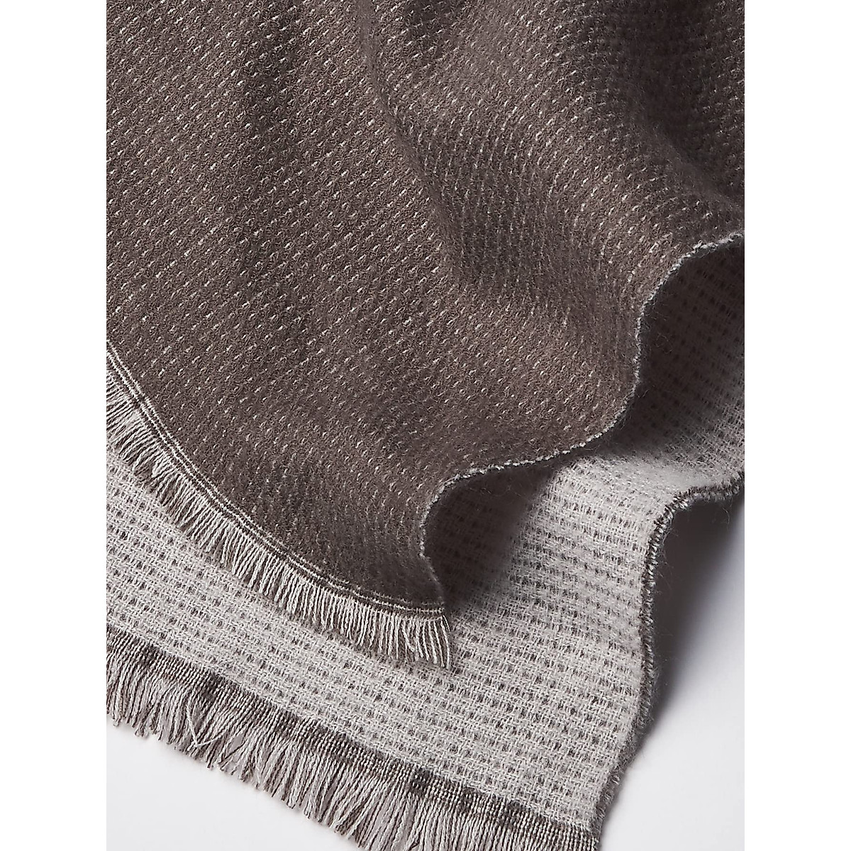 Amazon Essentials Women's Reversible Poncho, Brown/Gray, One size