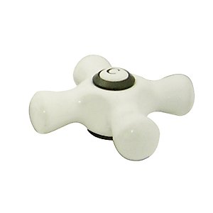 Kingston Brass KSH1165PXC Ks Procelain Cross Handle Cold Side , Oil Rubbed Bronze