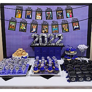 2023 Graduation Decorations Graduation Photo Banner K-12 for Graduation Party Decor Class of 2023 Decorations 8x10 Paper Photo Frame Graduation Picture Banner for High School 2023 Graduation Party