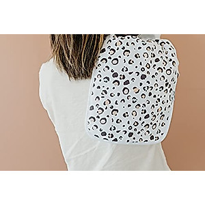 Copper Pearl Premium Baby Burp Cloths - 3-Pack Large Cotton Burp Cloths, Extra Soft Spit Up Rags with 3 Absorbent Layers, Perfect for Baby Boy and Baby Girl Gifts (21" x 10" Size, Zara Set)