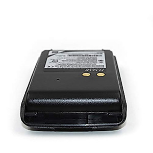 (2-Pack) 7.2V Ni-MH Replacement Battery for Motorola Radios MagOne BPR40 A8 PMNN4071 PMNN4071A PMNN4071AR Walkie Talkies with Belt Clip