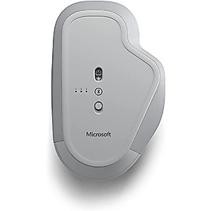Microsoft Surface Precision Wireless Bluetooth Mouse with Cleaning Cloth - Bulk Packaging - Light Grey