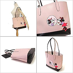 Kate Spade x Disney Minnie Mouse Large Reversible Leather Tote Purse