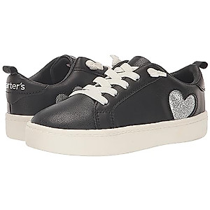 Carter's Kids Perrie Sneaker, Black, 7 US Unisex Toddler