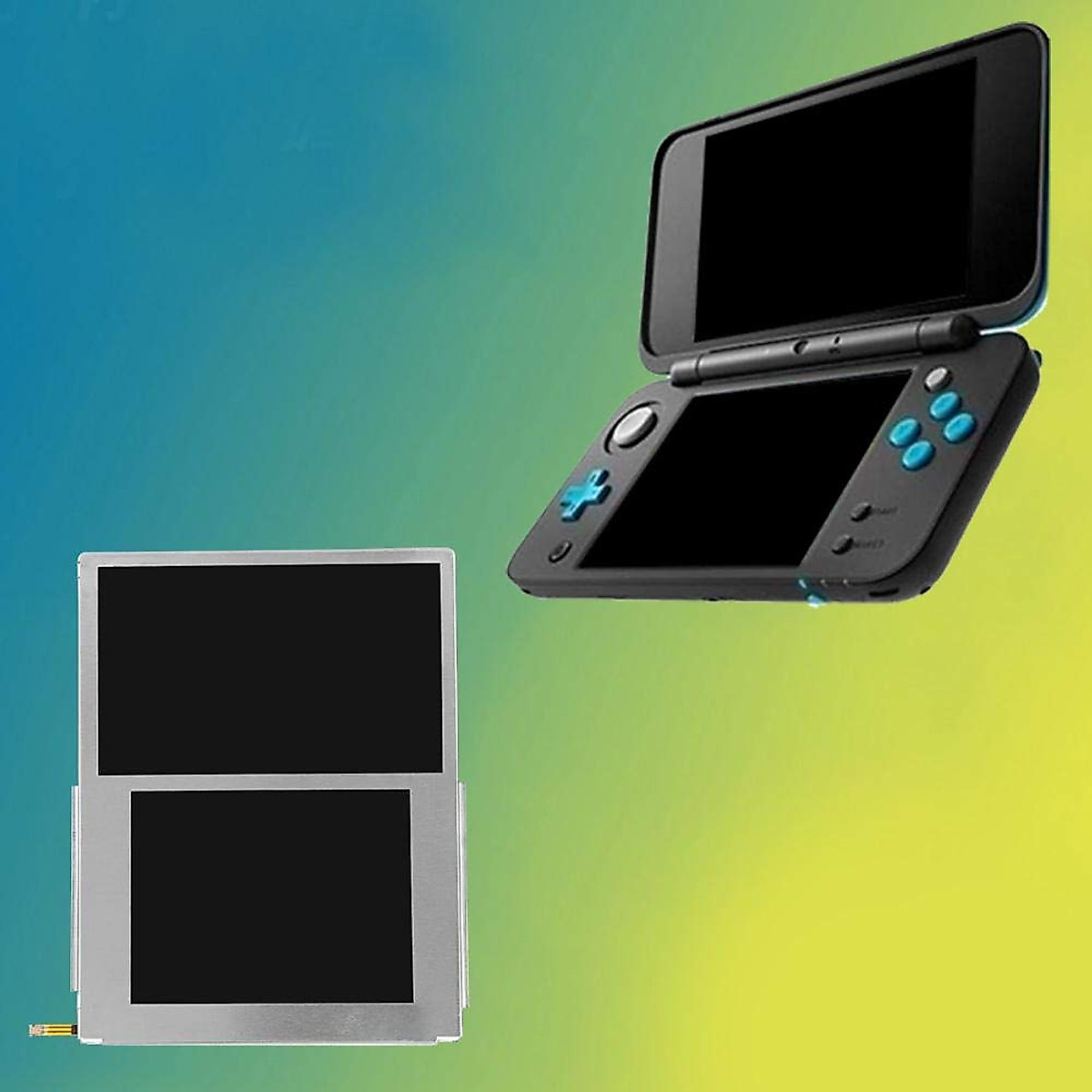 LCD Screen Display Replacement Part for 2DS Game Console with Screwdriver