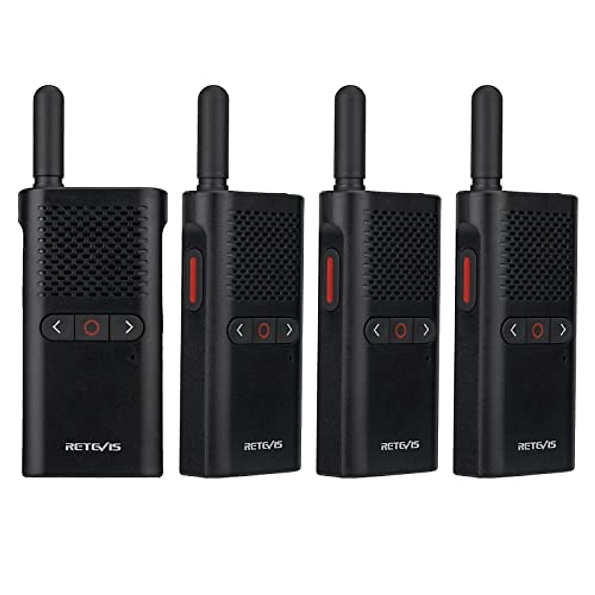 Retevis RB28B Walkie Talkies for Adults,Two Way Radios Long Range Rechargeable,1500mAh Battery,USB Charging,Mini 2 Way Radio Handheld for Easter Gifts Hiking Outdoor Camping Trip Hunting(4 Pack)